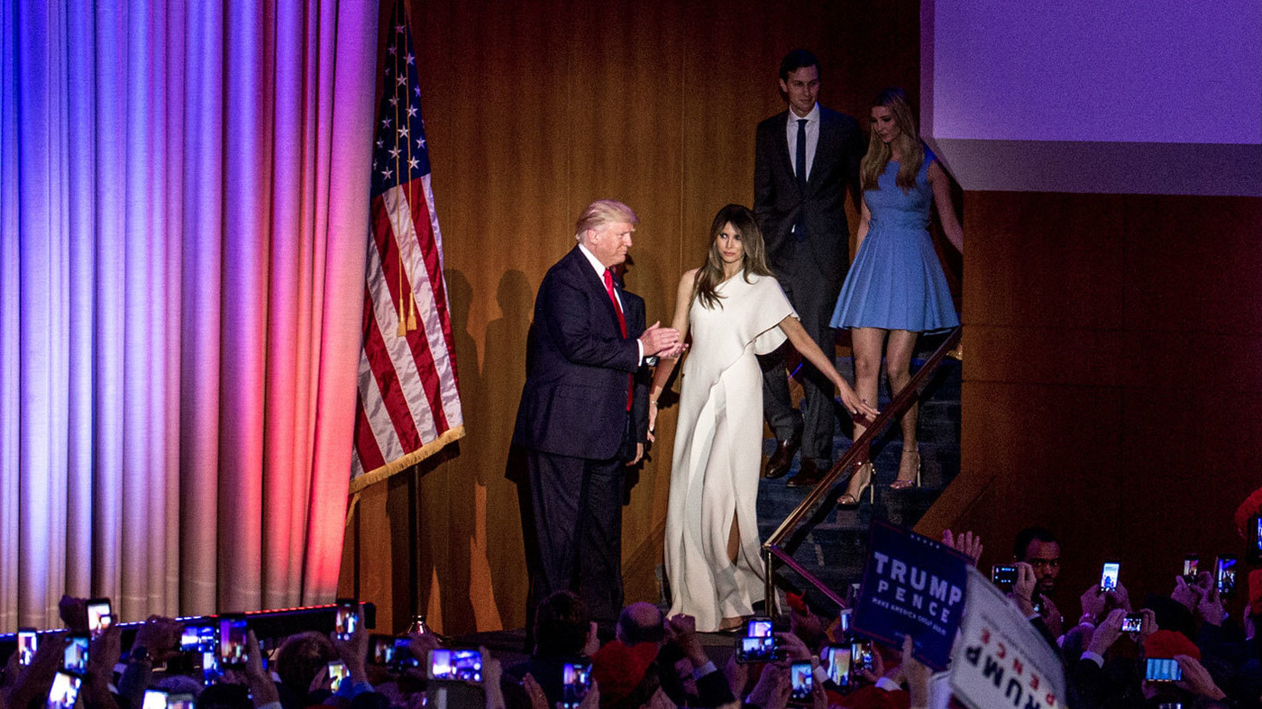 PHOTOS: An Emotional Night As Donald Trump Defeats Hillary Clinton : NPR