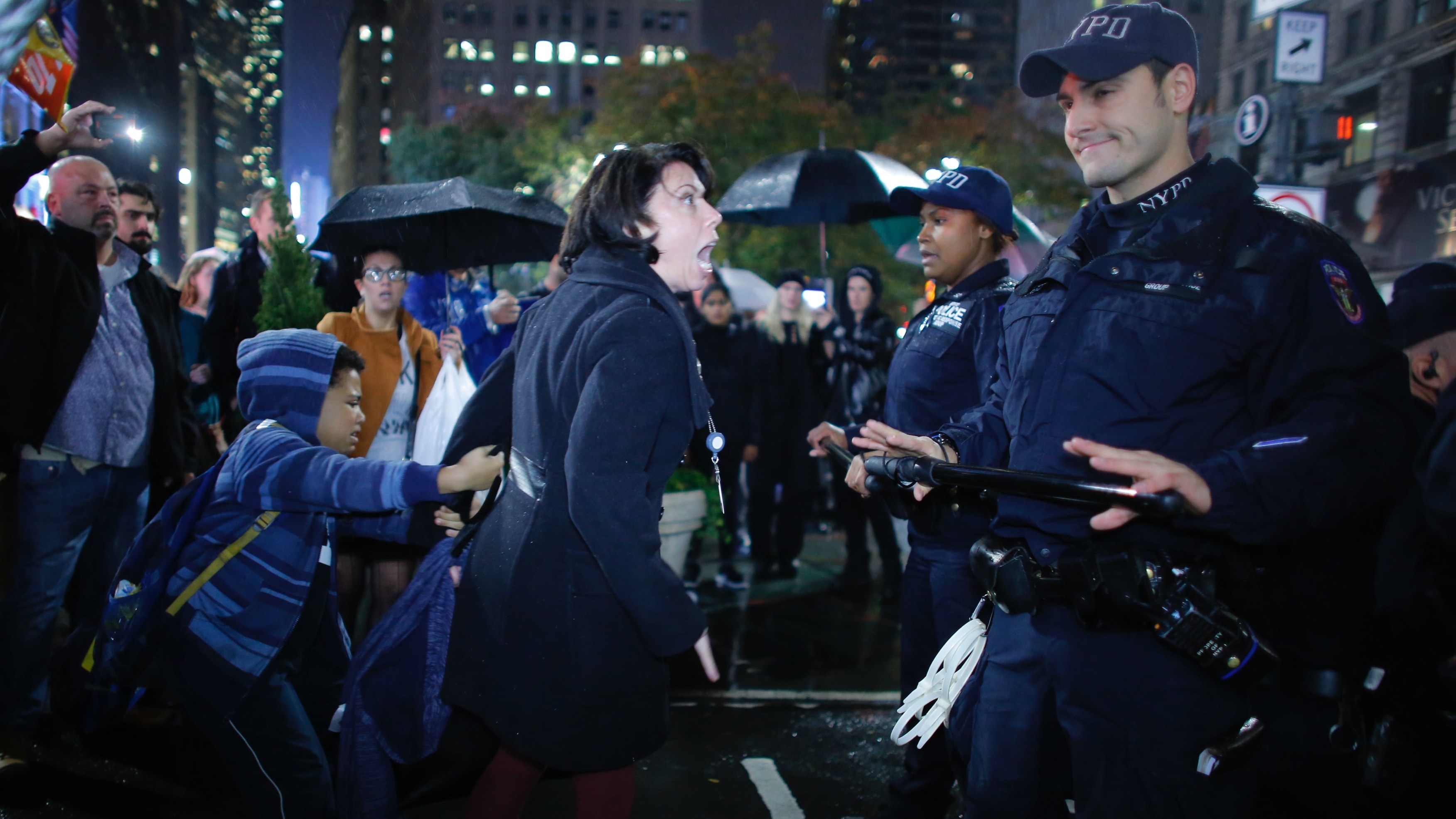 A Protest, A Police Officer, A Yelling Mother: The Story Behind A Photo ...