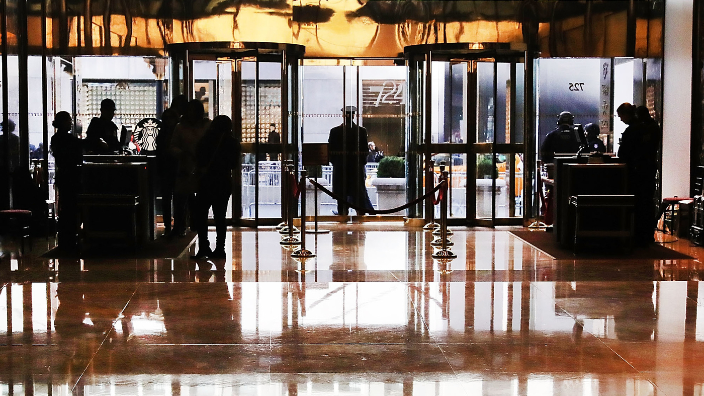 PHOTOS: The Scene At The Lobby Of Trump Tower : NPR