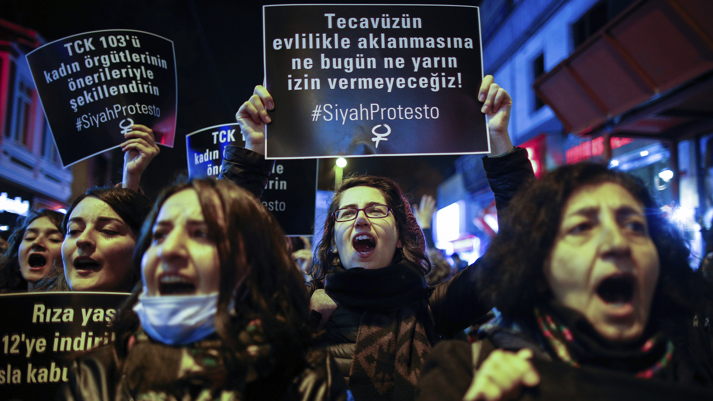 Turkey Withdraws Bill That Eased Penalties On Child Sexual Abuse : The ...
