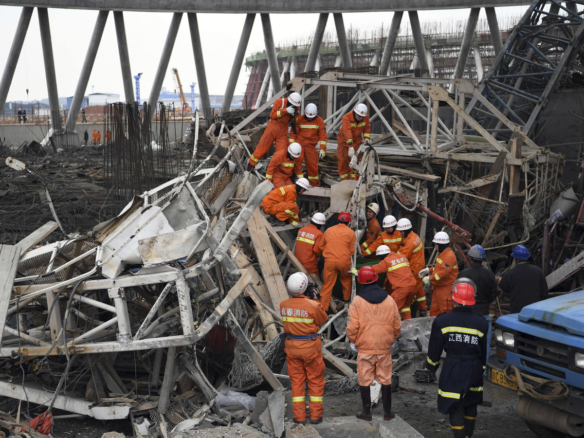 Dozens Killed In Scaffolding Collapse At Construction Site In China ...