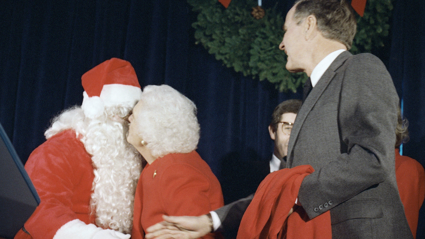 Christmas: 16 Photos Of Presidents, First Families And Santa : NPR