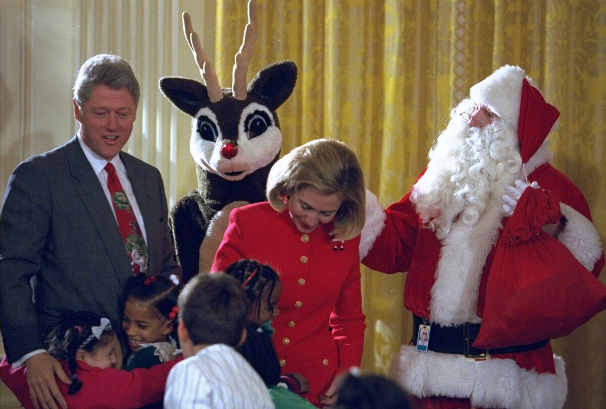 Christmas: 16 Photos Of Presidents, First Families And Santa : NPR