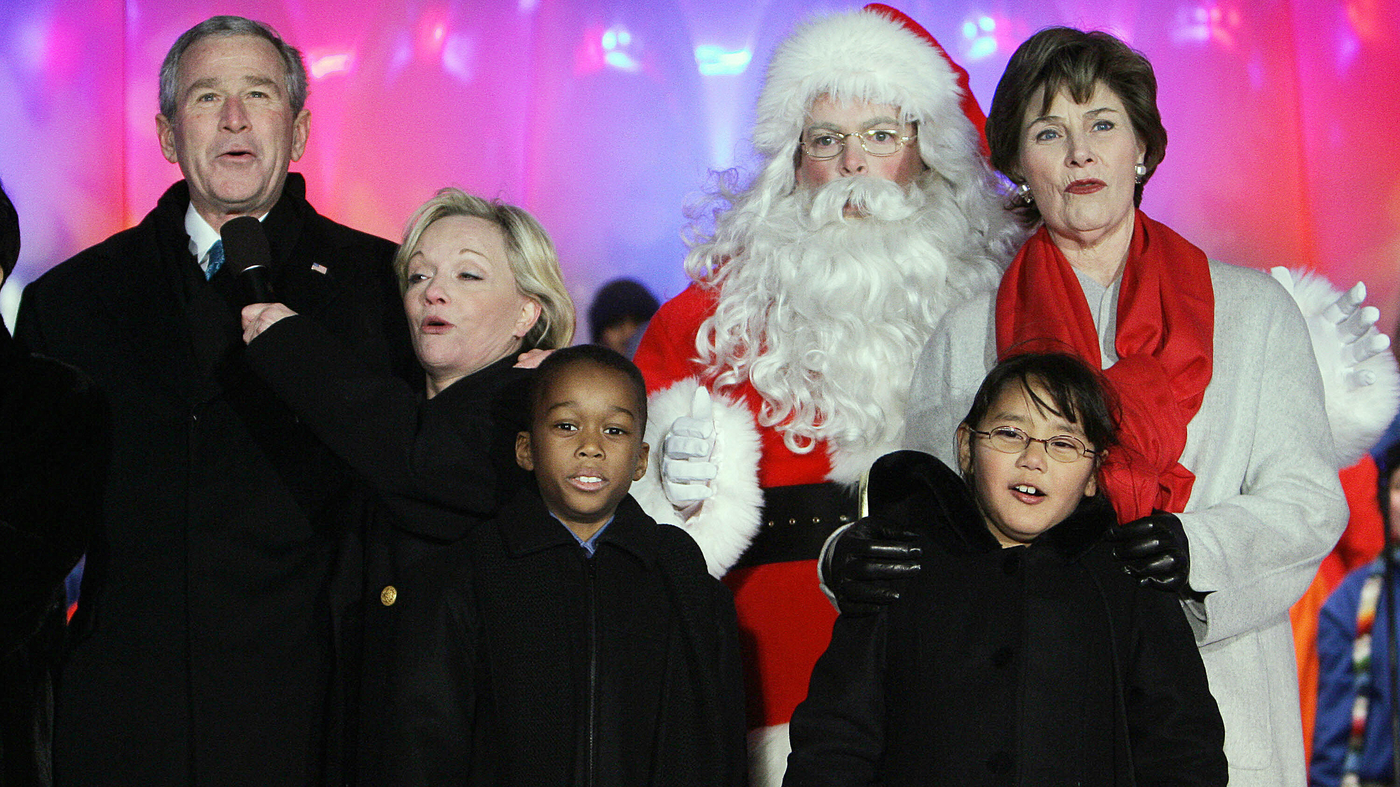 Christmas: 16 Photos Of Presidents, First Families And Santa : NPR