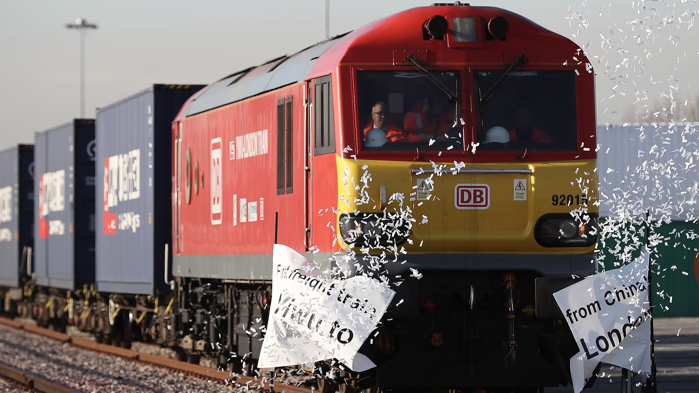 China's First Freight Train To The U.K. Rolls Into London : The Two-Way ...