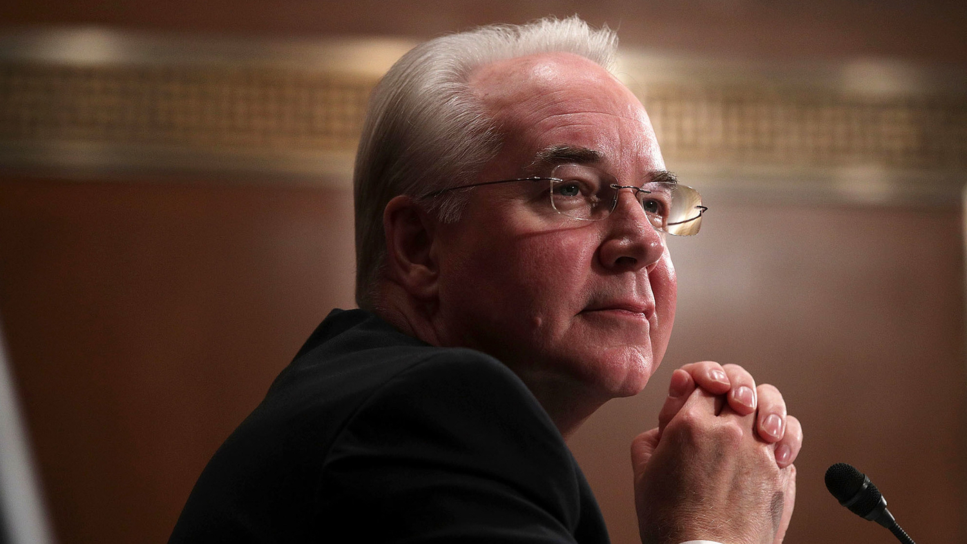 Rep. Tom Price And His Health Care Portfolio : Shots - Health News : NPR