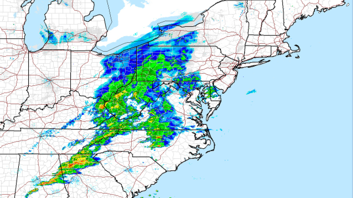 Powerful, Though Brief, Snowstorm Headed For Northeast : The Two-Way : NPR