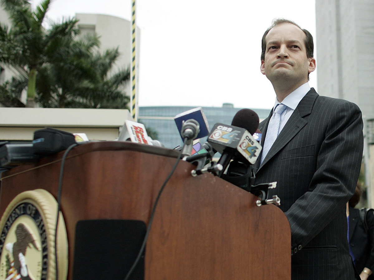 Trump Picks R. Alexander Acosta To Replace Andrew Puzder : NPR