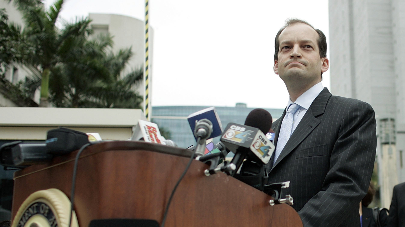 Trump Picks R. Alexander Acosta To Replace Andrew Puzder : NPR