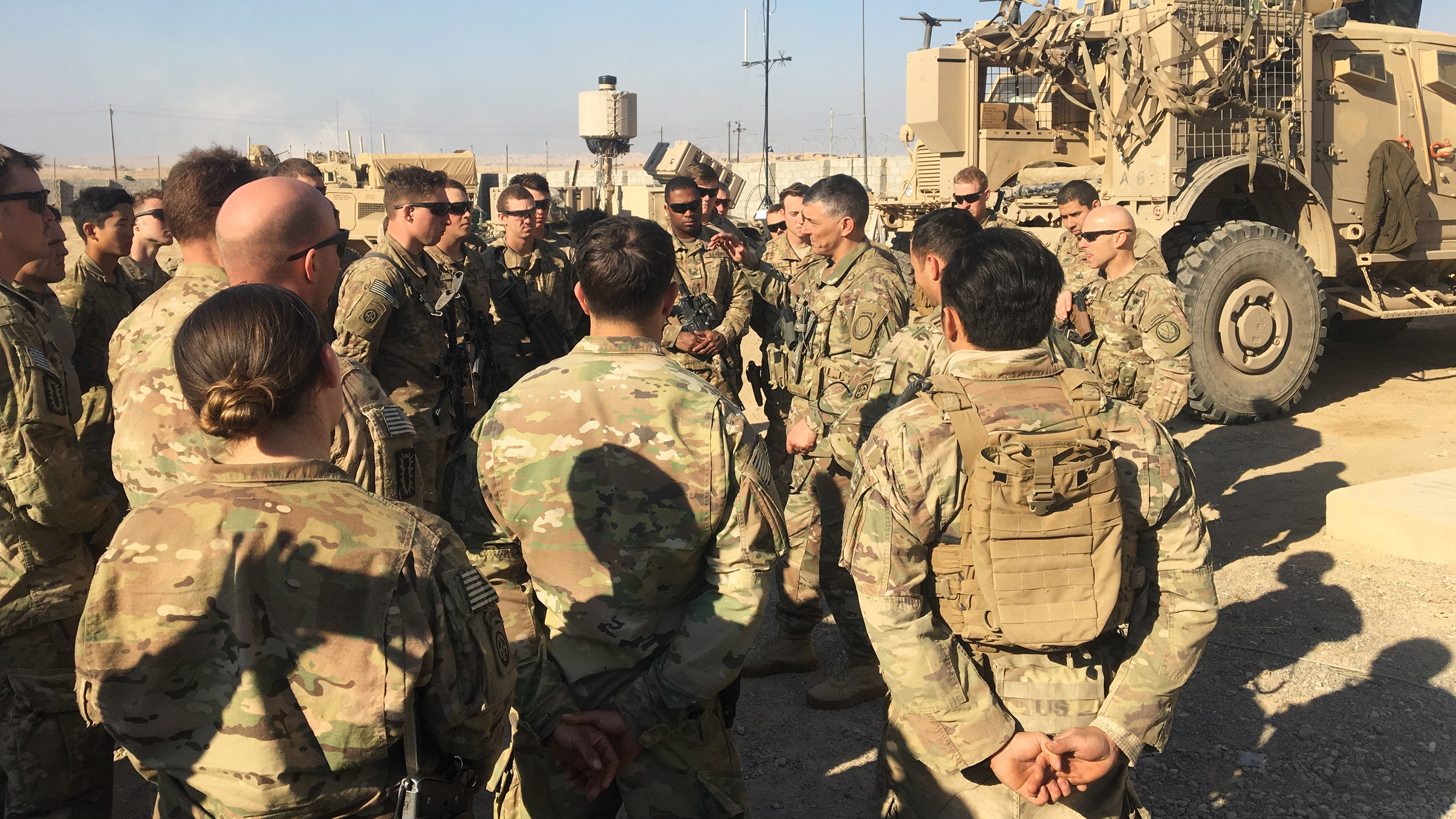 A U.S. Commander Works With Iraqi Forces To Fight 'Brutal Enemy' ISIS ...