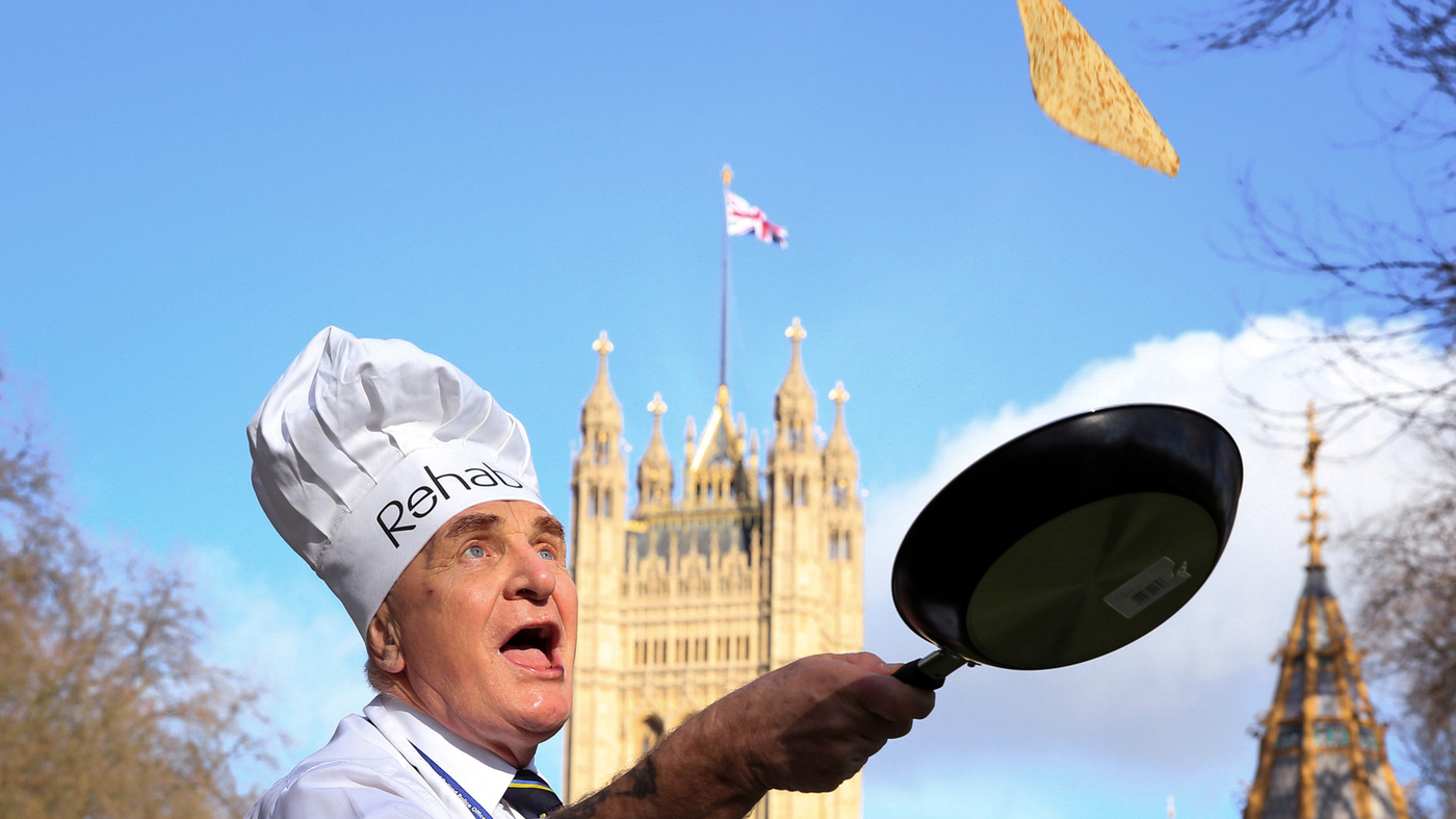 The British Celebrate Pancake Day With Sweet Races : The Salt : NPR