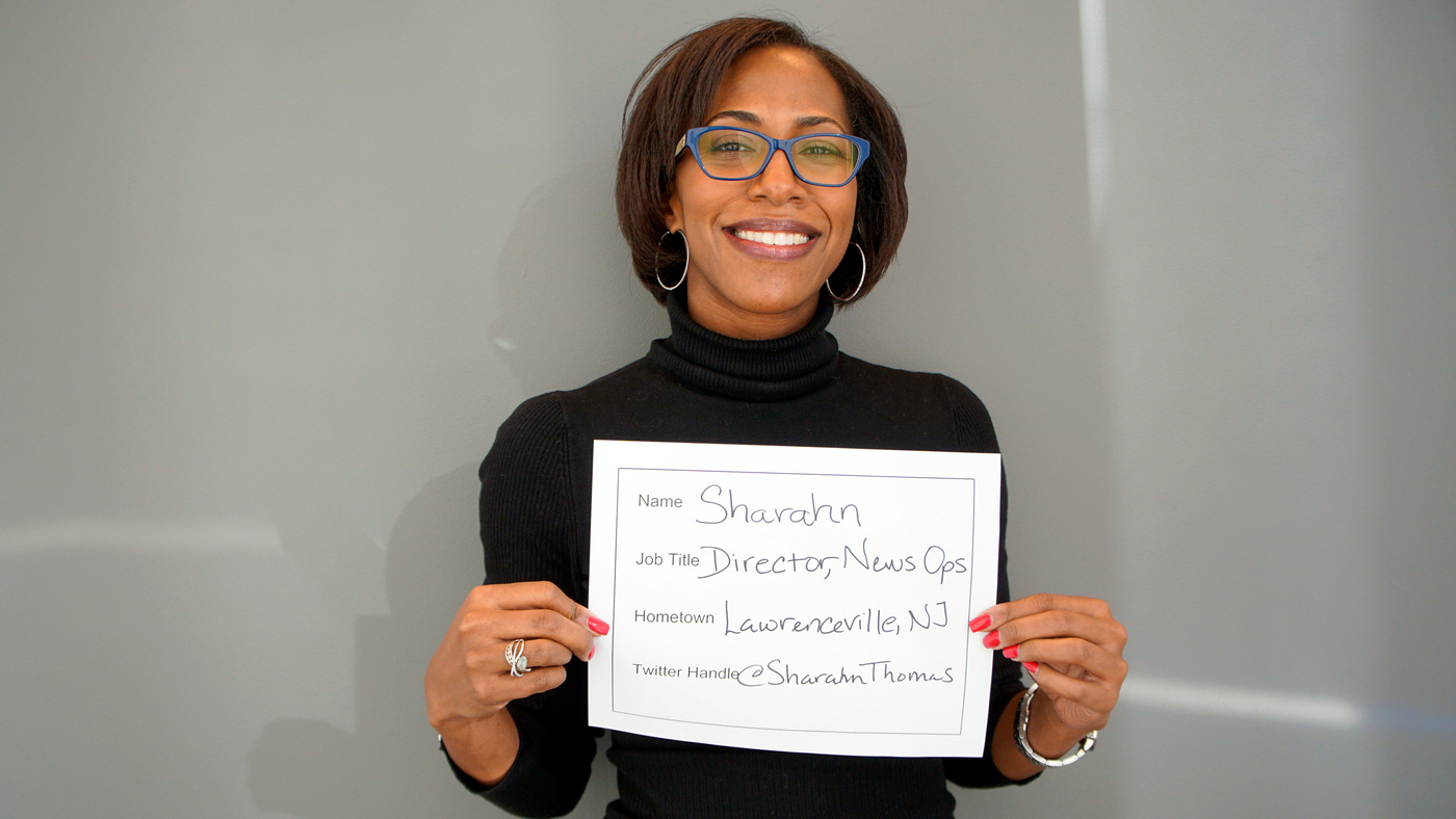 Faces Of NPR: Sharahn Thomas : NPR Extra : NPR