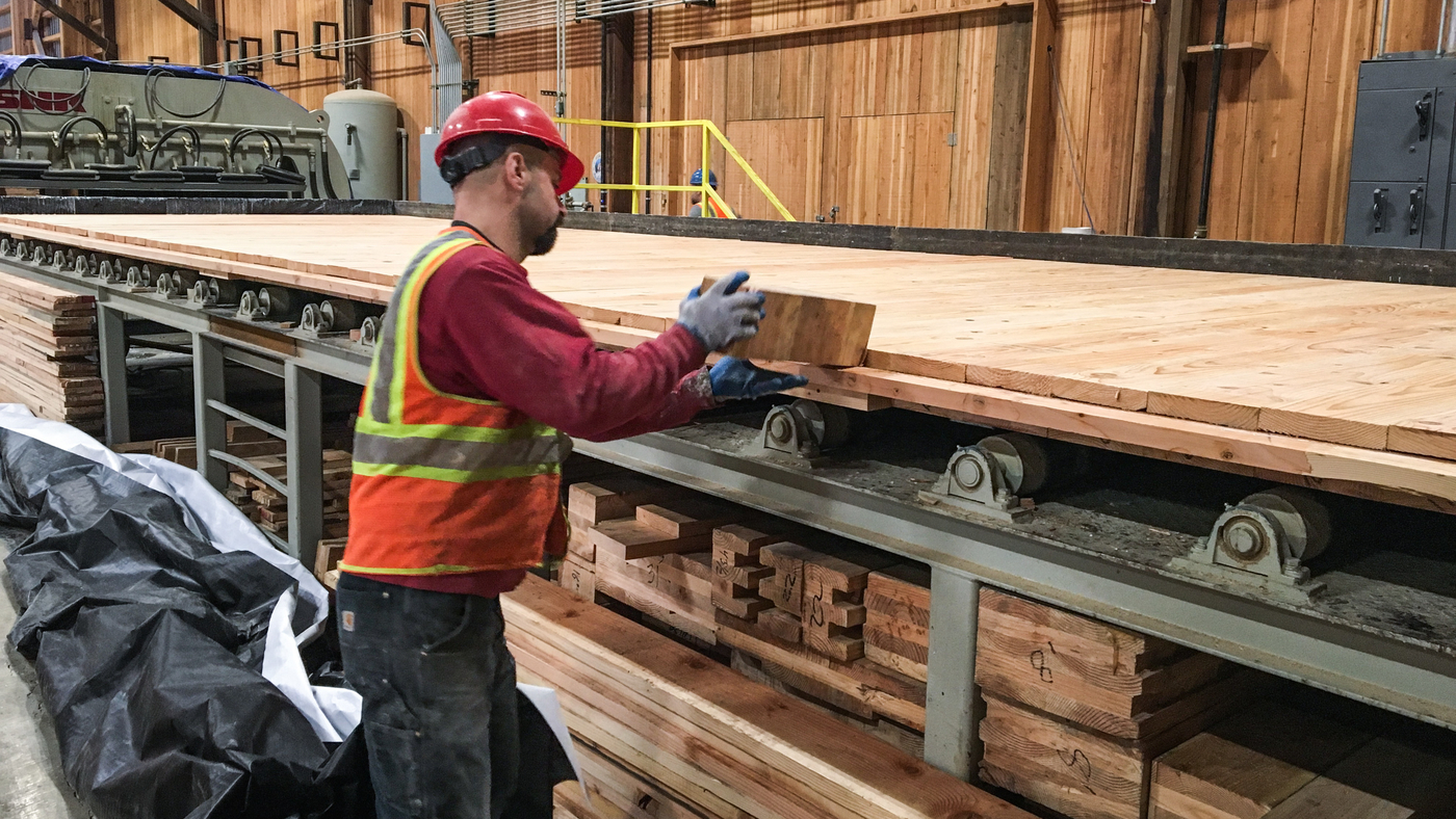 Oregon Lumber Community Looks To Trump And Innovation To Survive : NPR