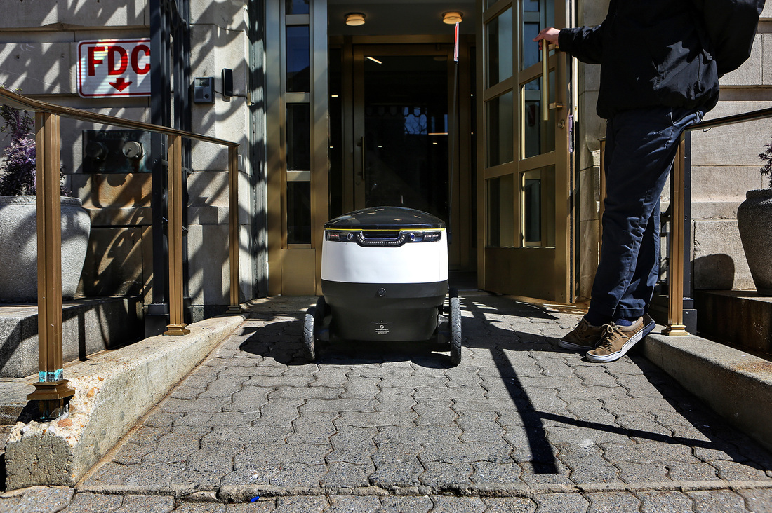Robots Deliver Takeout Orders On The Streets Of Washington, D.C. : All ...