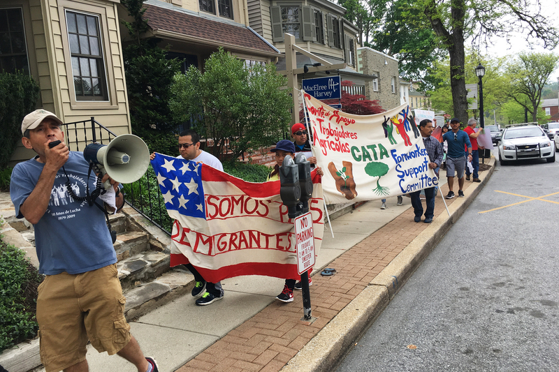May Day Marchers Around The World Celebrate Workers, Immigrants : The ...