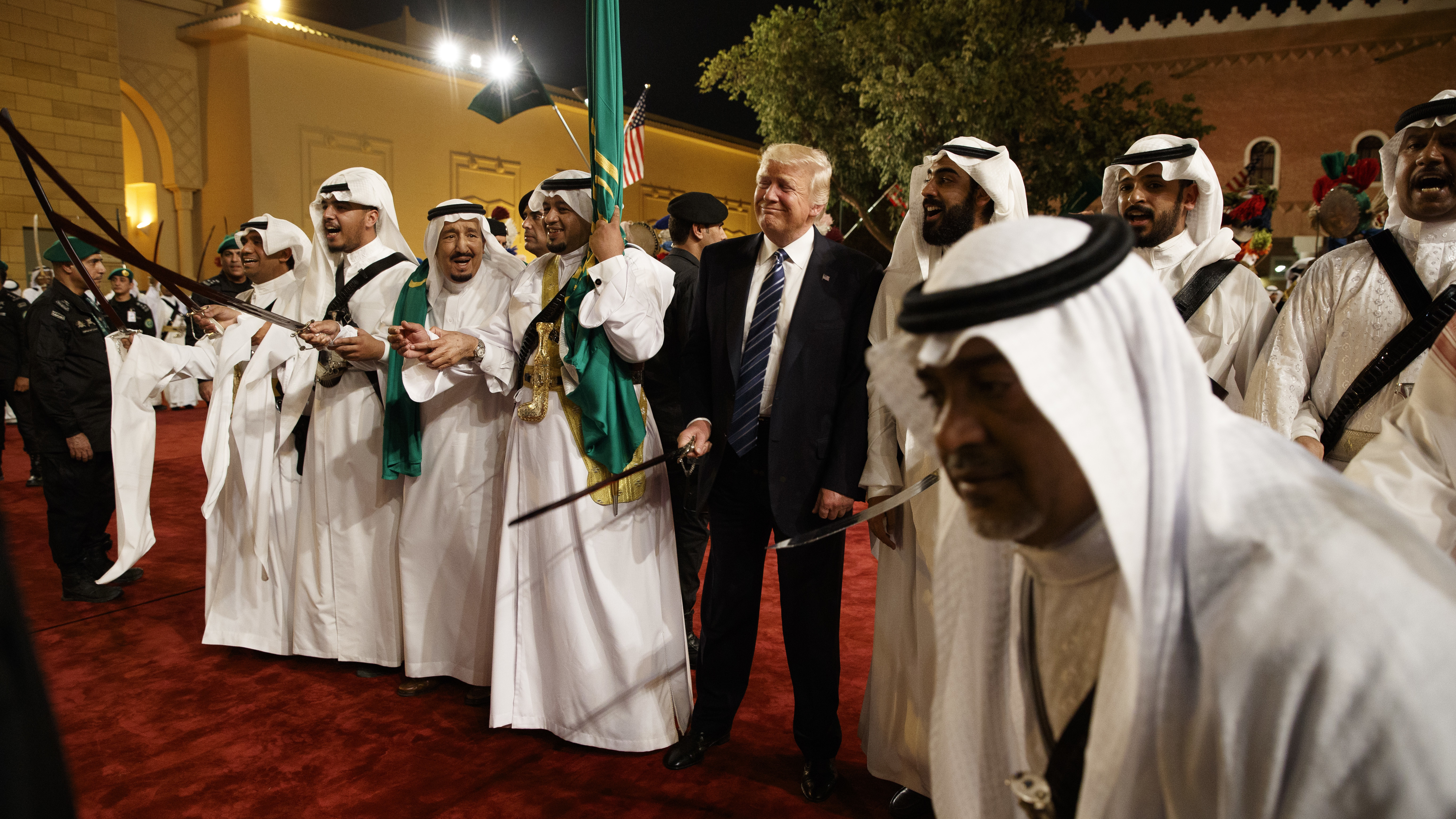 President Donald Trump Arrived in Saudi Arabia Saturday. After Much ...