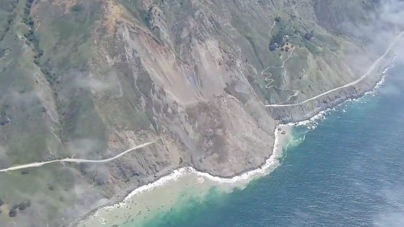 'Mother Of All Landslides' In Big Sur Buries Section Of California's ...