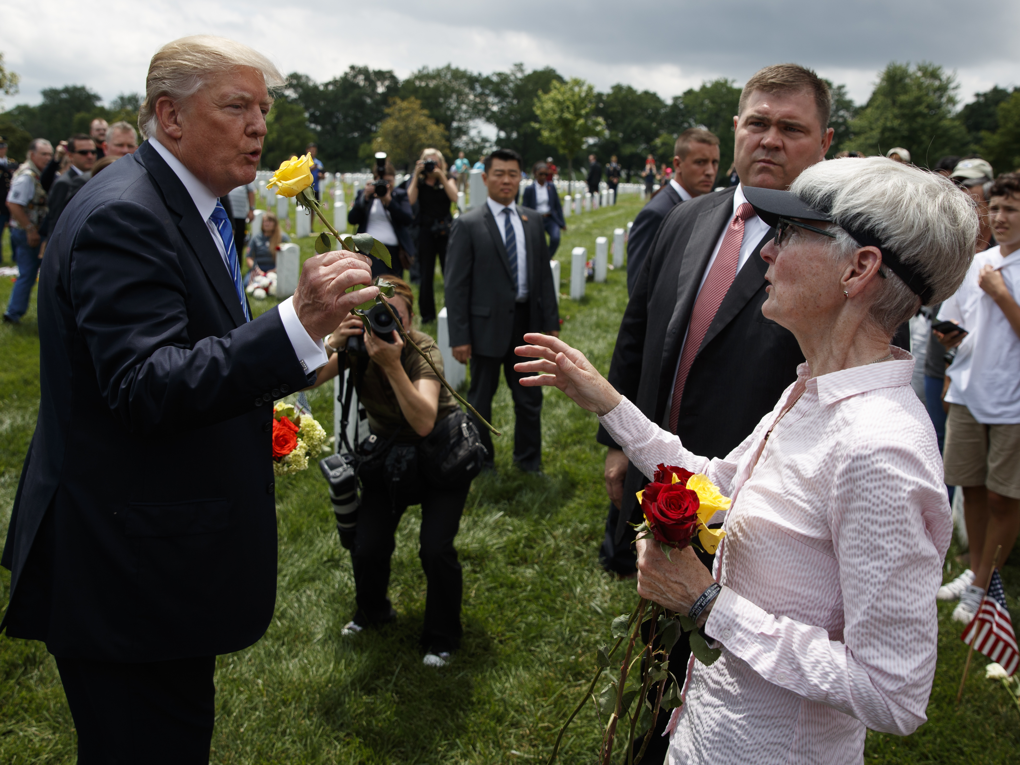 Trump Honors Fallen Warriors At Arlington National Cemetery | NCPR News