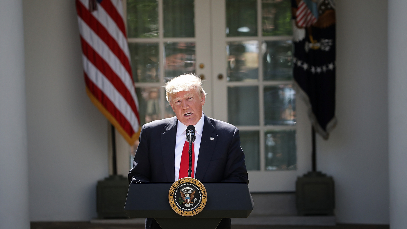 Full Text And Analysis: Trump On Paris Climate Agreement Withdrawal : NPR