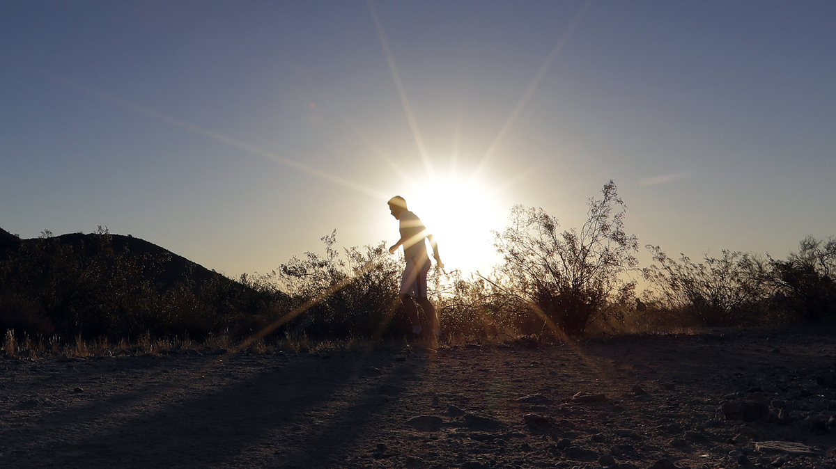 Heat Wave Is Grounding Airplanes And Bringing Out Rattlesnakes : NPR