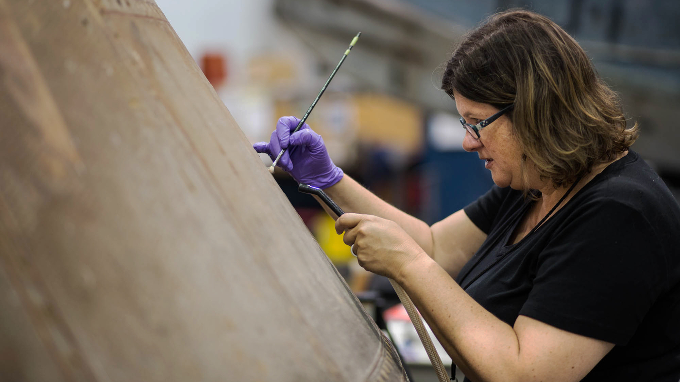 Apollo 11 Space Capsule Gets Restored For A National Tour : NPR