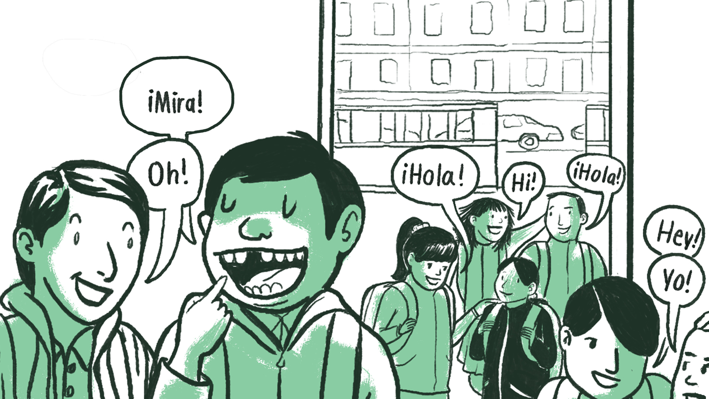 I Am Learning Inglés: A Dual-Language Comic : NPR Ed : NPR