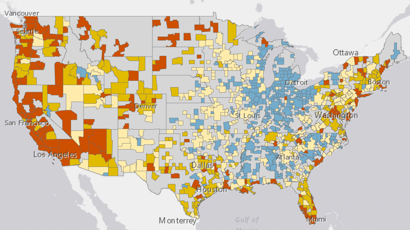 Home Prices: How To See If They Are Rising Or Falling Where You Live : NPR