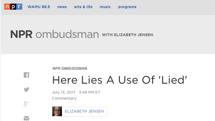 NPR.org To More Clearly Label Opinion Pieces : NPR Public Editor : NPR