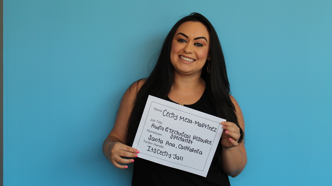 Faces Of NPR: Cecily Meza-Martinez : NPR Extra : NPR