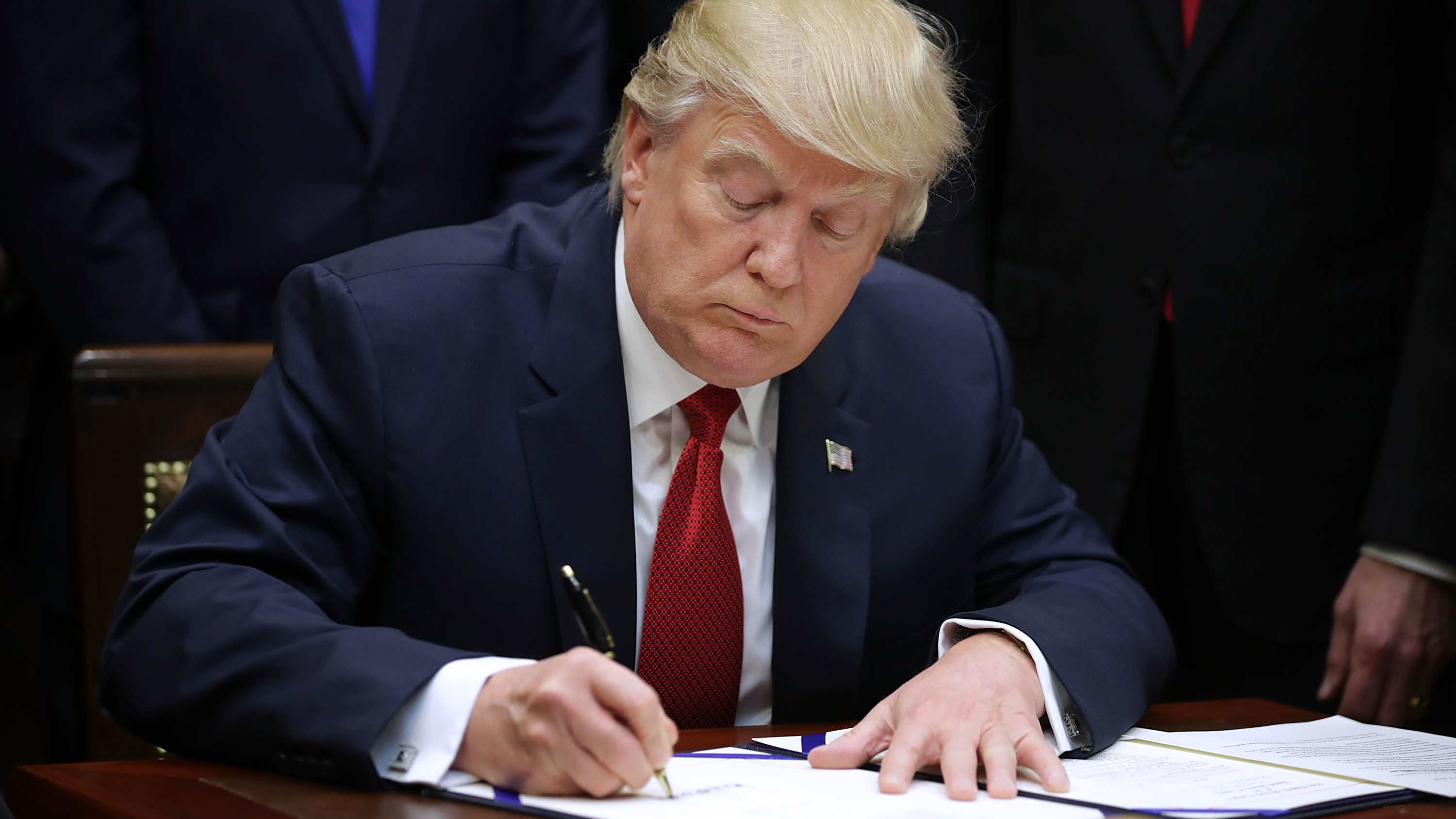 In Taking Issue With Russia Sanctions Bill, Trump Follows Presidential ...