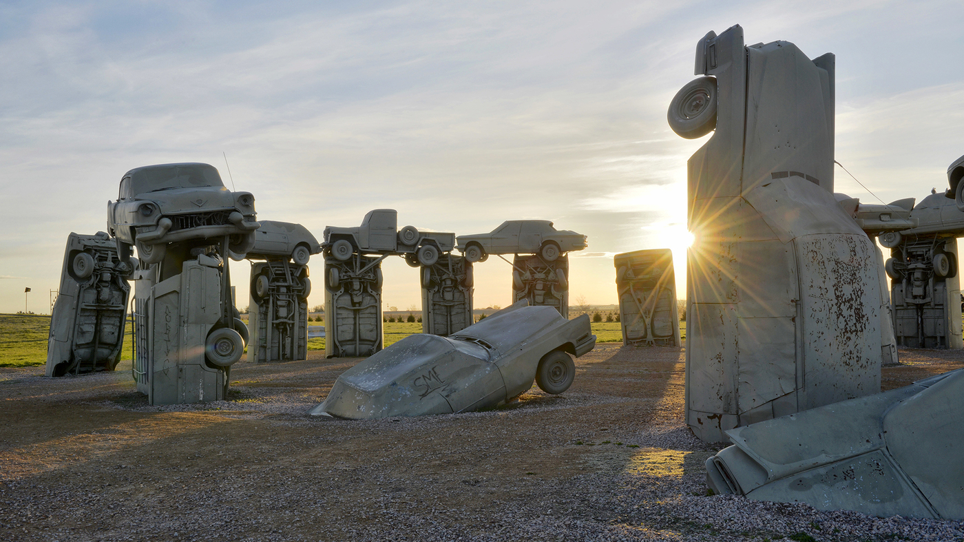 As Eclipse Madness Sweeps U.S., A Stonehenge Made Of Cars Prepares ...