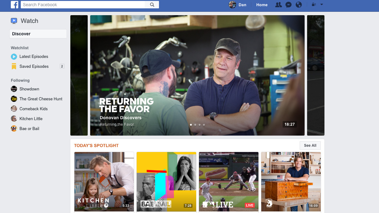 Facebook Watch Is Company's New Plan For Online Video : The Two-Way : NPR