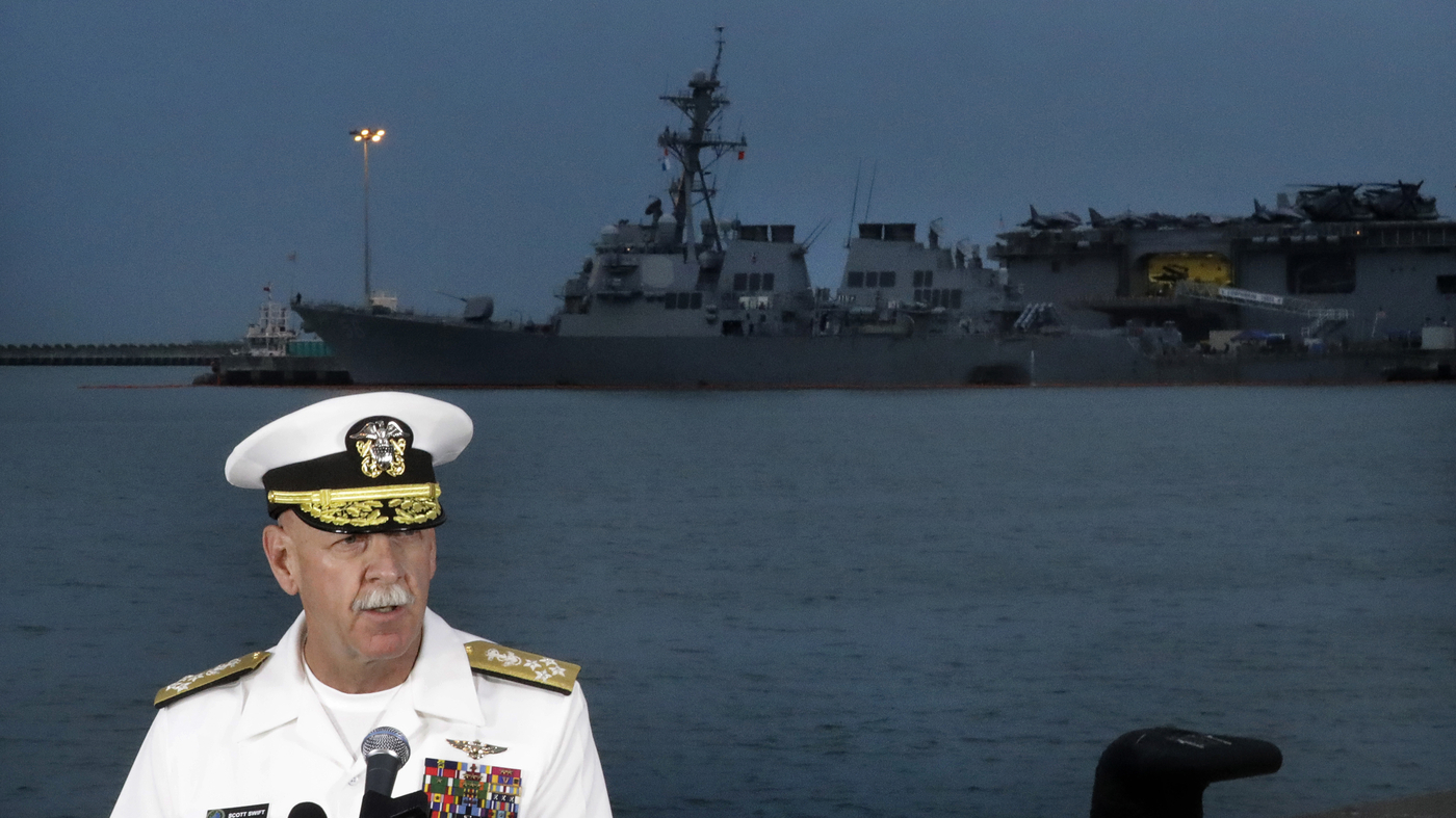 Commander Of Navy's 7th Fleet Dismissed After Series Of Ship Mishaps ...