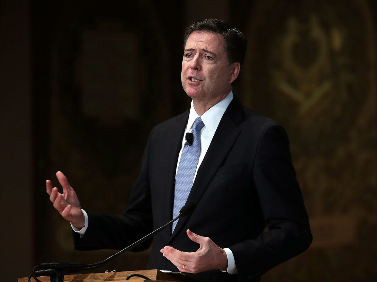 Former FBI Director Comey Joins Howard University For Lecture Series : NPR