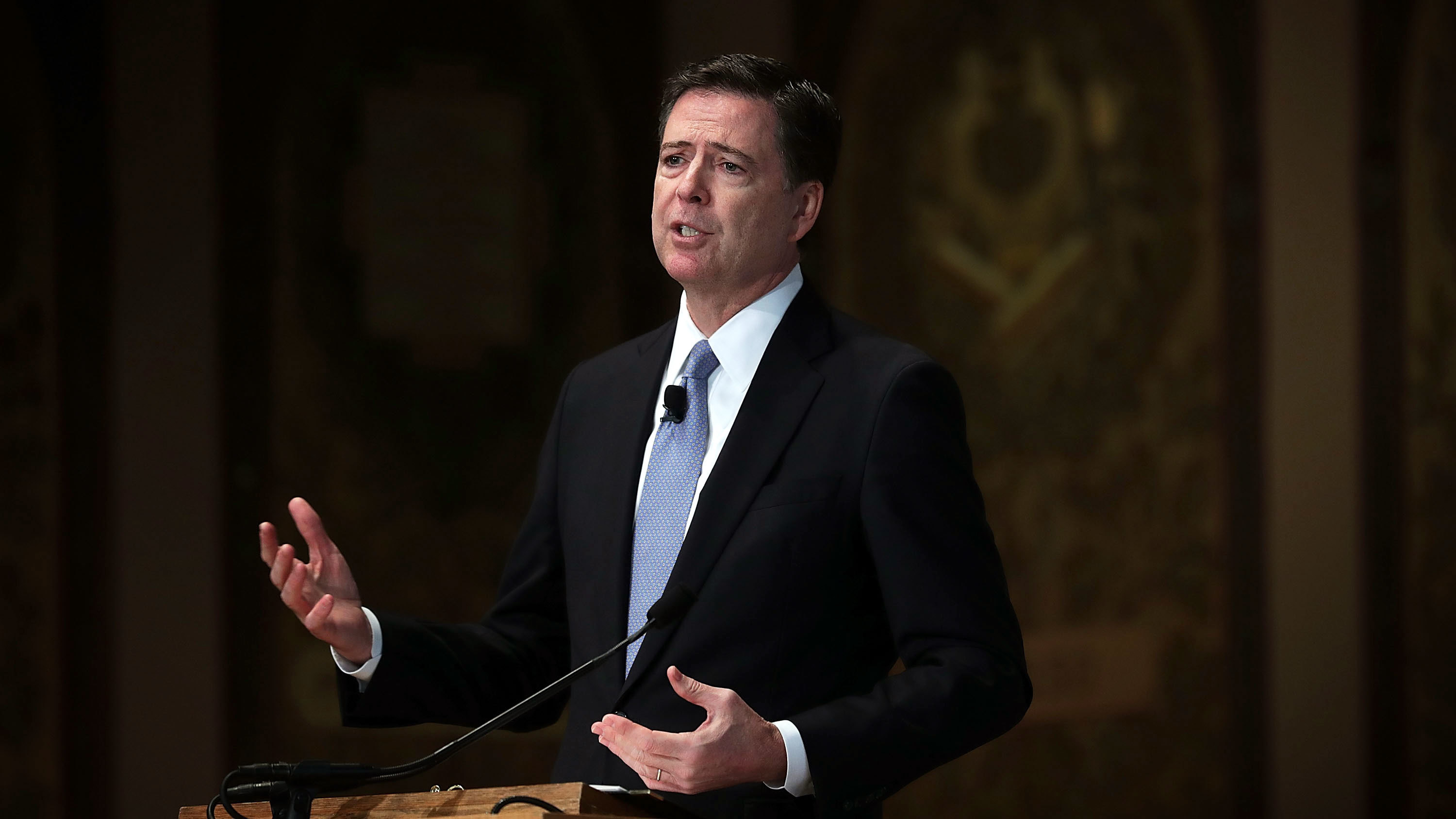 Former FBI Director Comey Joins Howard University For Lecture Series : NPR