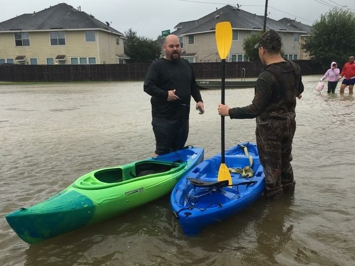 A School Counselor Takes To The Floodwaters To Rescue His Students And ...