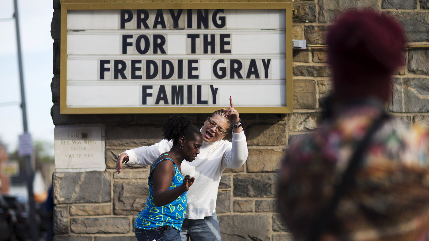 Officers In Freddie Gray Case Won't Face Federal Charges : The Two-Way ...