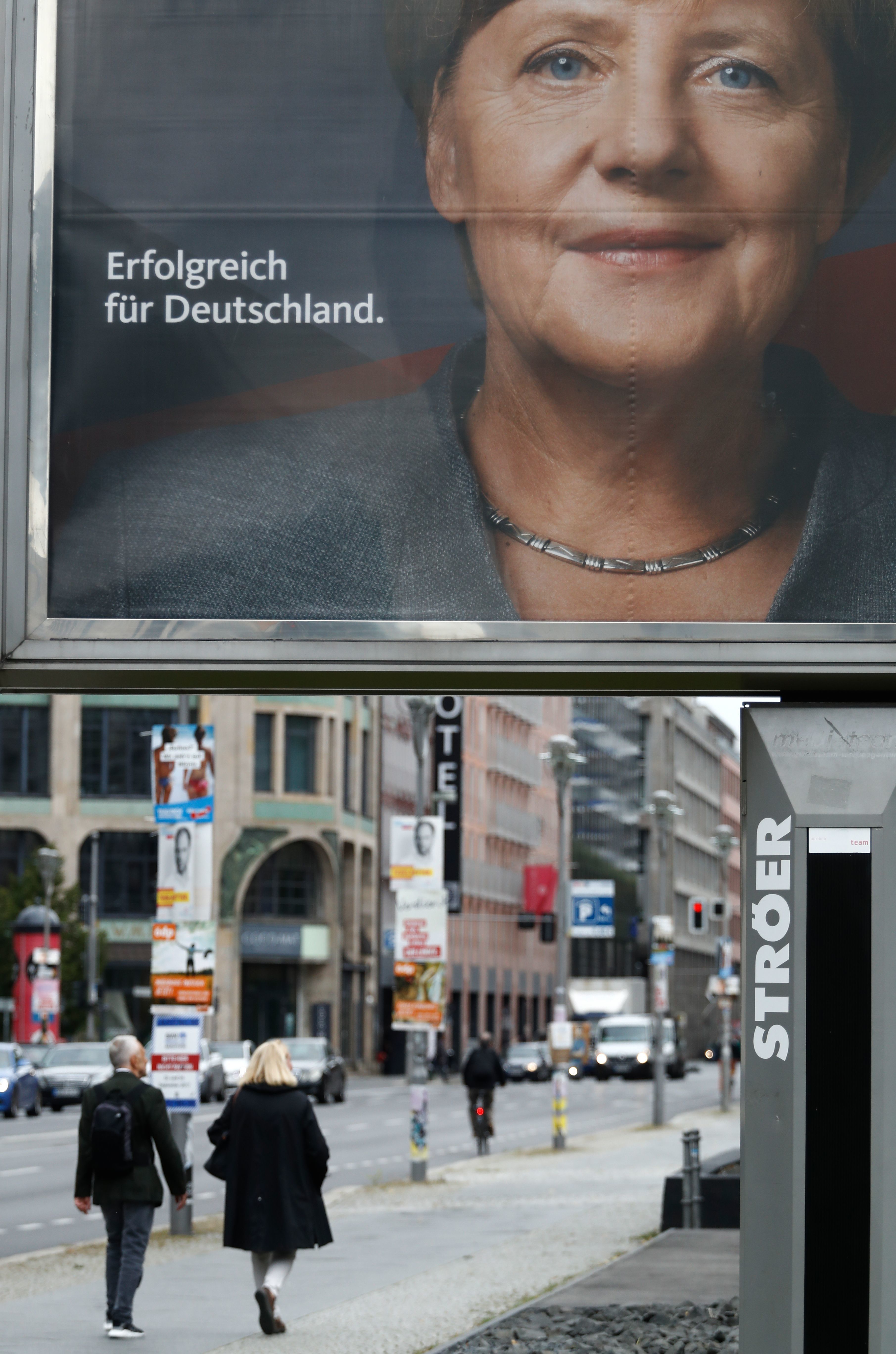 In German Election, Campaign Posters Are More Important Than TV Ads | WBUR