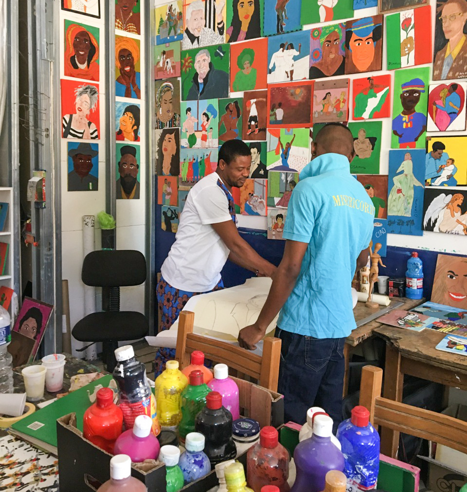 'Make Art Not Walls' Helps Refugees Build A New Life In Italy : Goats ...