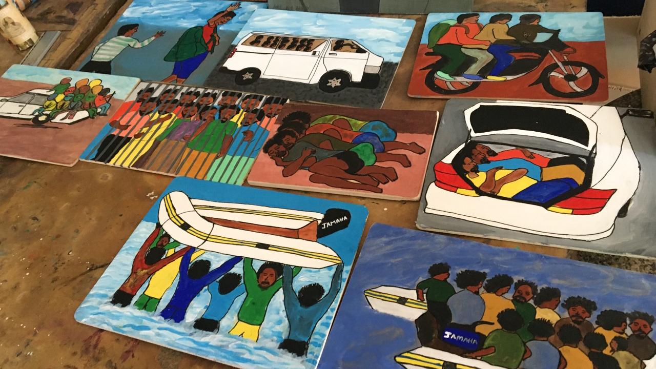 'Make Art Not Walls' Helps Refugees Build A New Life In Italy : Goats ...