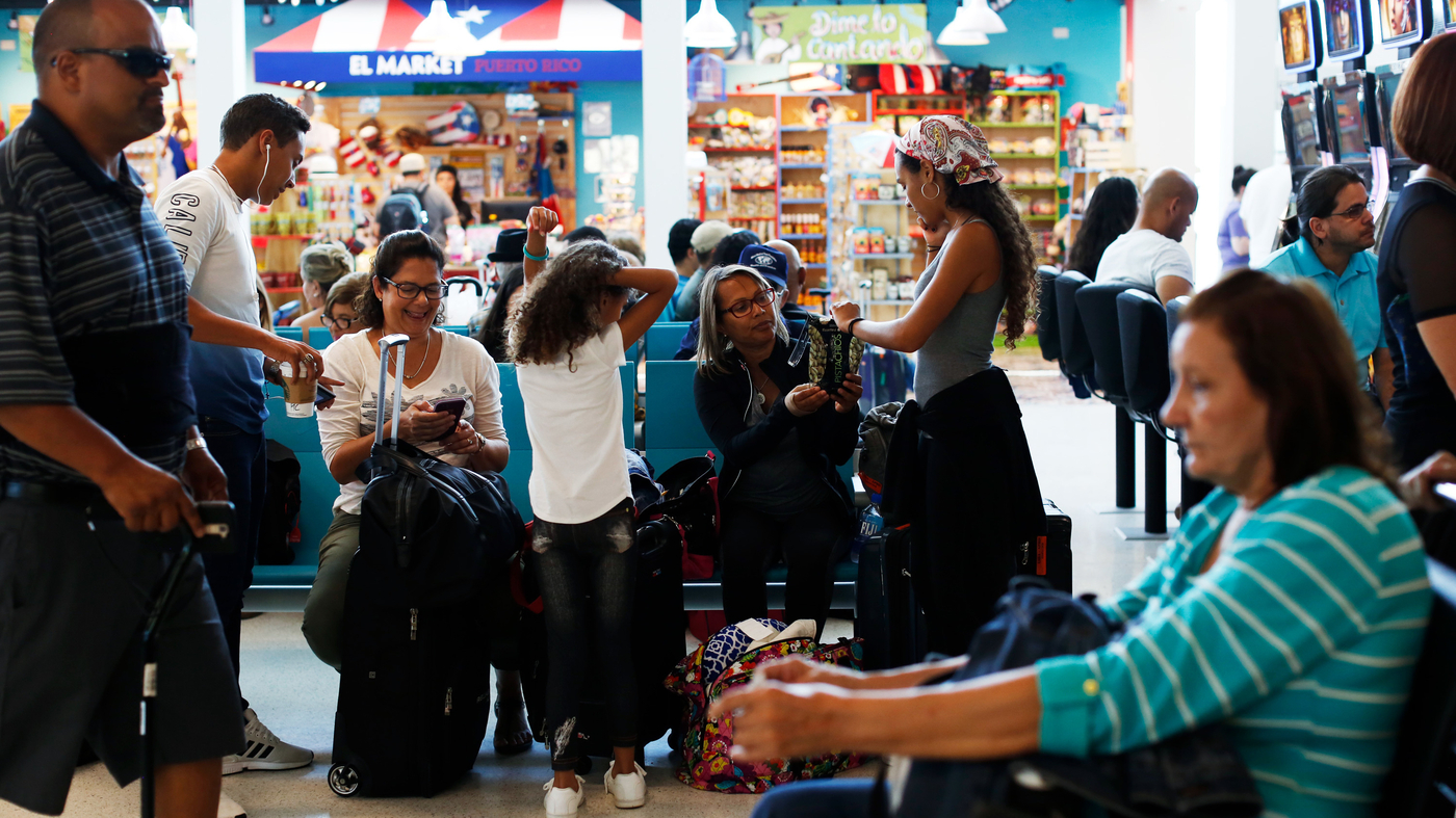 Thousands Of Puerto Ricans Flock to Florida After Hurricane Maria : NPR