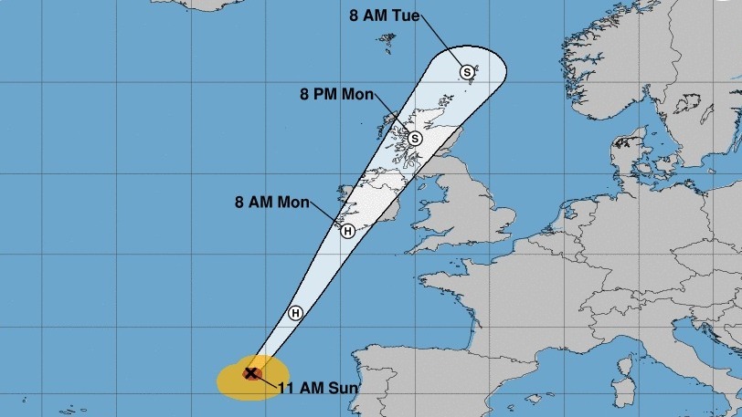 Hurricane Ophelia, Already A Historic Storm, Heads Toward Ireland And ...