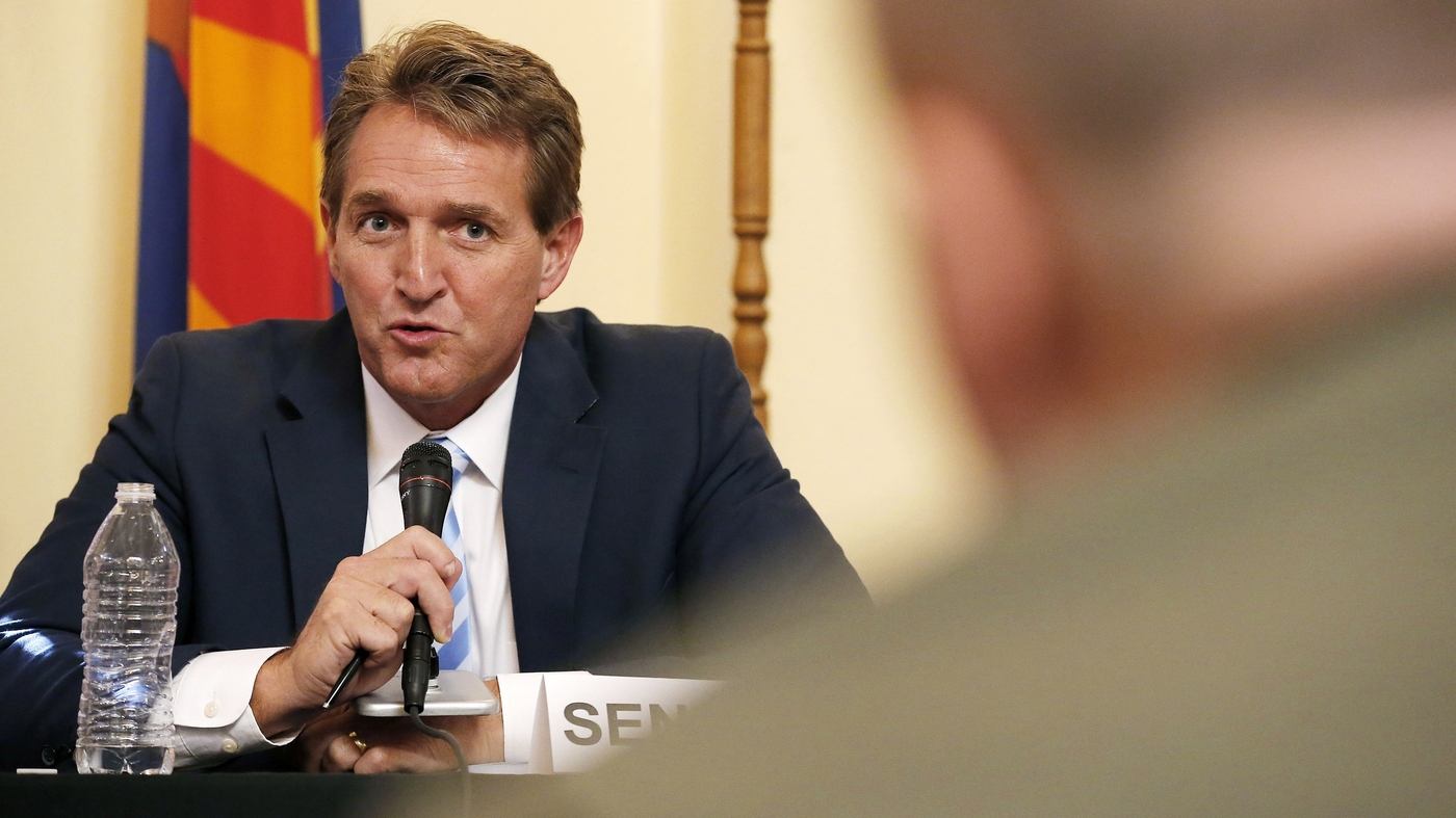 Arizona Sen. Jeff Flake, A Trump Critic, Will Not Seek Re-Election : NPR