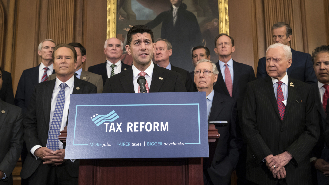 Republican Tax Bill Delayed Until Thursday : NPR