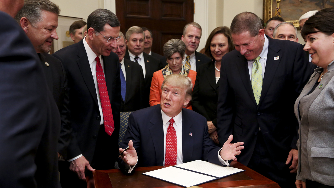 How Trump Has Put His Mark On Policy, Slowly : NPR
