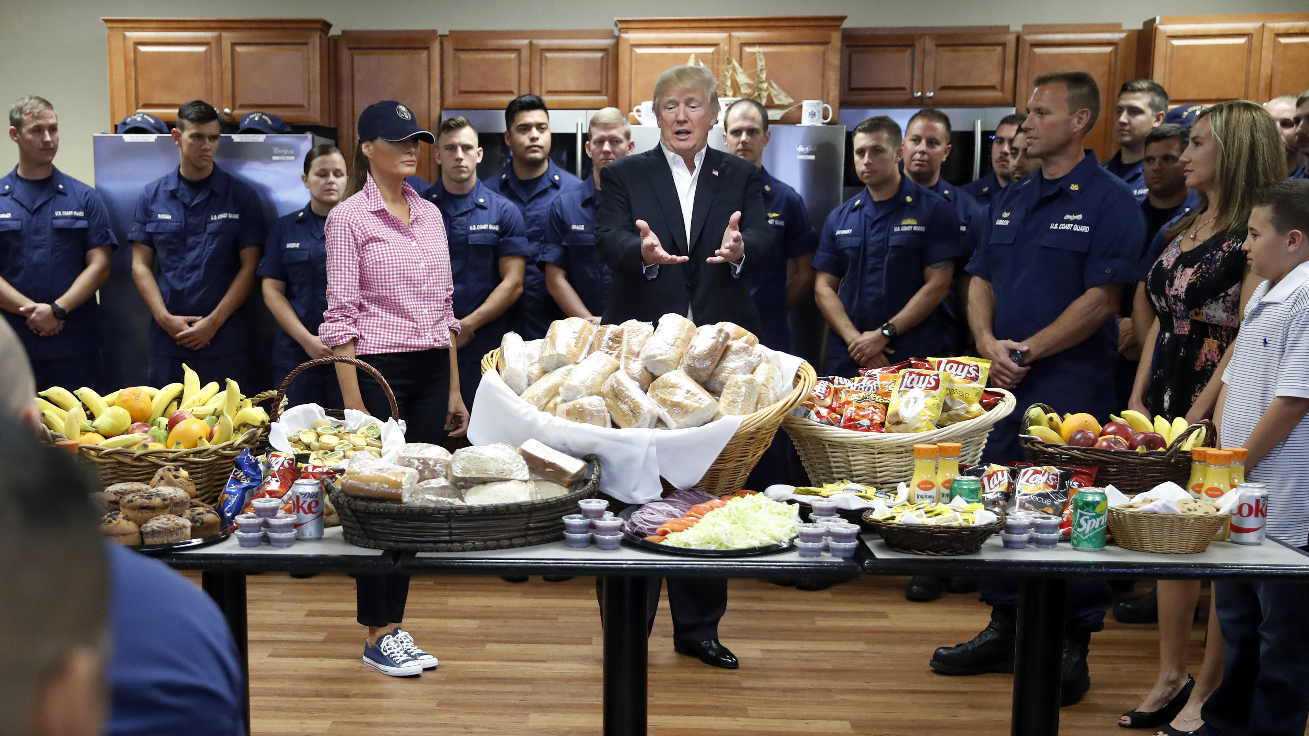 Trump To Troops On Thanksgiving: 'You're Fighting For Something Good' : NPR