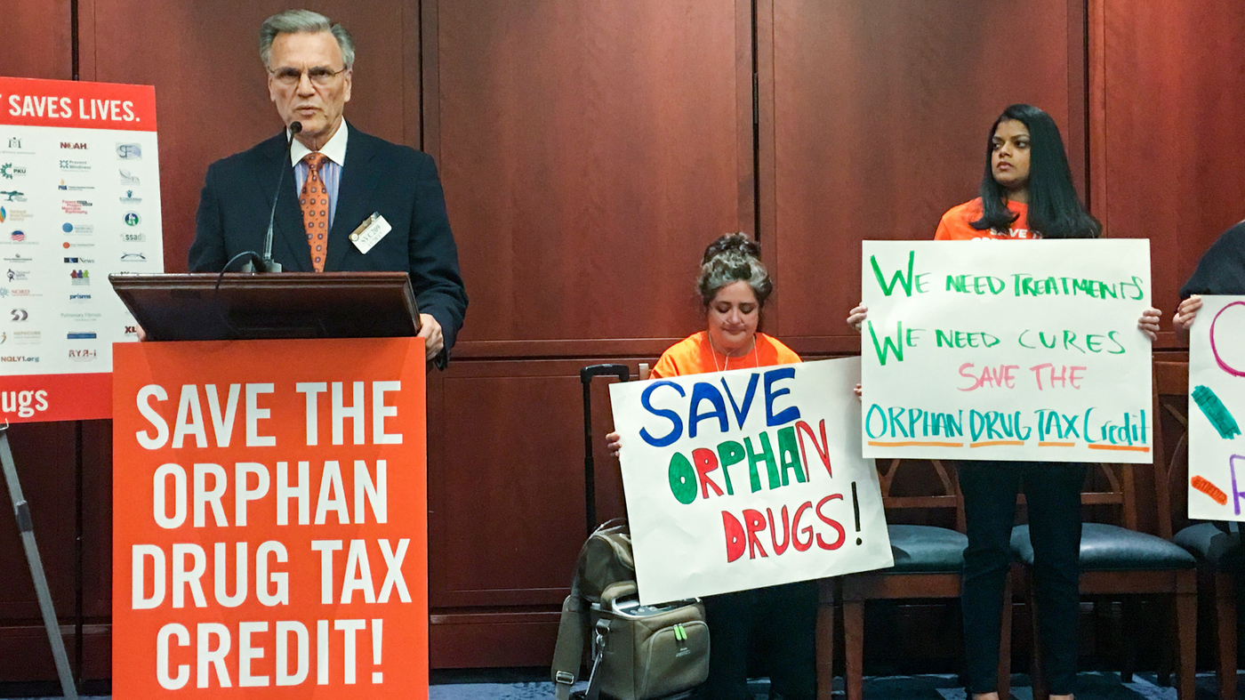 Orphan Drug Tax Credits In Lawmakers' Sights : Shots - Health News : NPR
