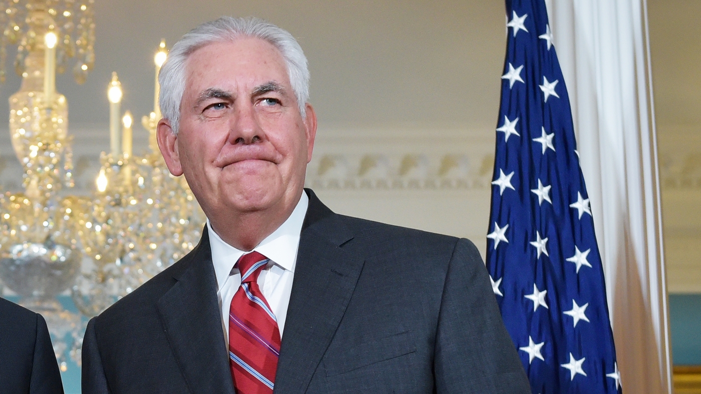 Trump Reportedly Considers Replacing Secretary Of State Tillerson : NPR