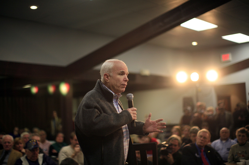 John McCain, U.S. Senator, Former Presidential Nominee, Prisoner Of War ...