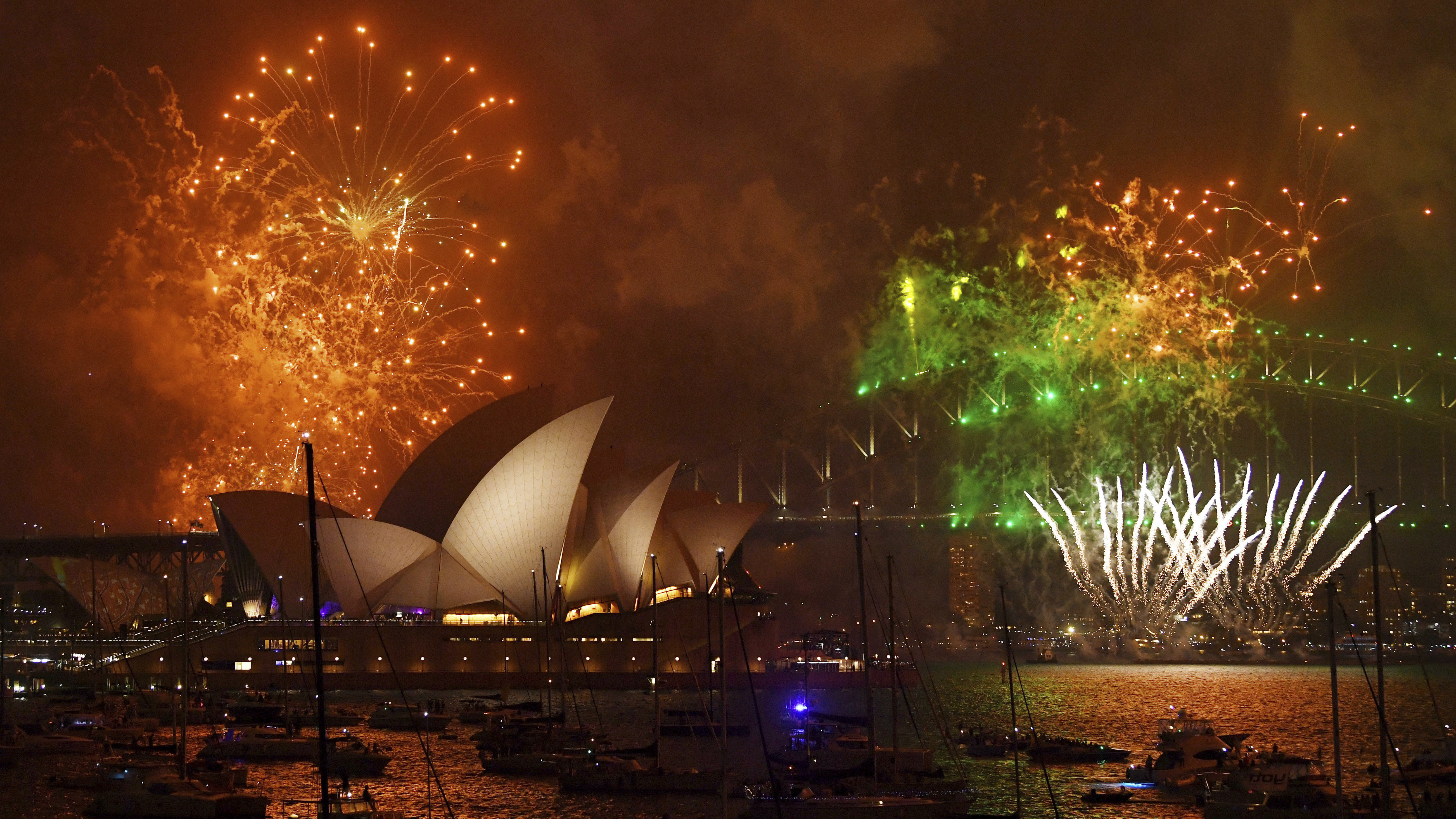 New Year's Celebrations Kick Off Across The Globe : The Two-Way : NPR